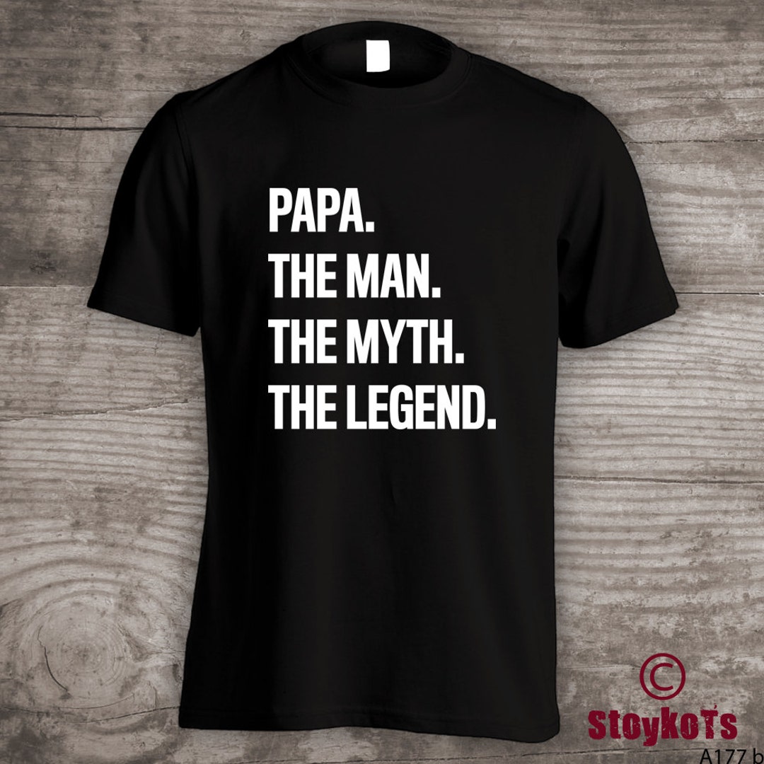 Papa T-shirt Fathers Day Tshirt Personalized Shirt for Dad Gift for Him ...