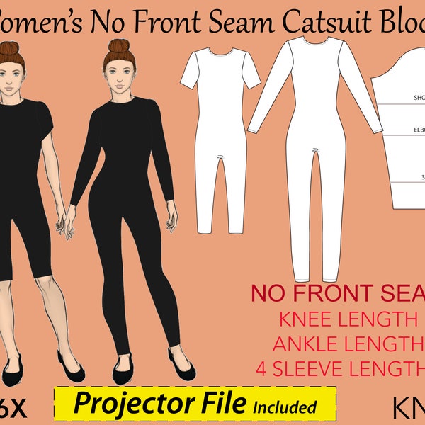 Catsuit Pattern - Etsy