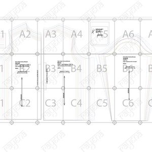 Men’s Woven Sloper Pattern Set PDF | Sizes XS–6X | Shirt & Trouser ...