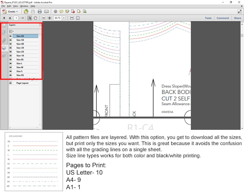 Women Juliet Sleeve Sewing Pattern: Sleeve Add-on for Woven (XS–6X ...