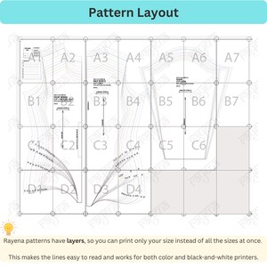 Men's Leotard Sewing Pattern: Knit Bodysuit Sloper Block (XS–6X) (PDF ...
