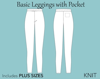 Plus Size Leggings - Etsy