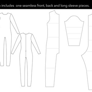 Men's Catsuit Seamless Front Sewing Pattern, Men Unitard Pdf, Leotard Bodysuit Pdf, Cosplay ...