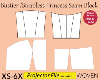 Lace Underbust Sewing Pattern PDF 34A-34D - Etsy