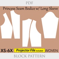 Princess Seam Top - Etsy