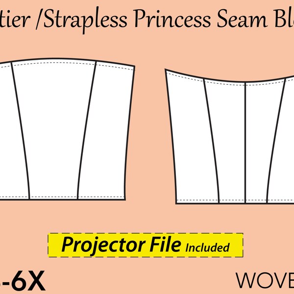 Bustier Pattern - Etsy