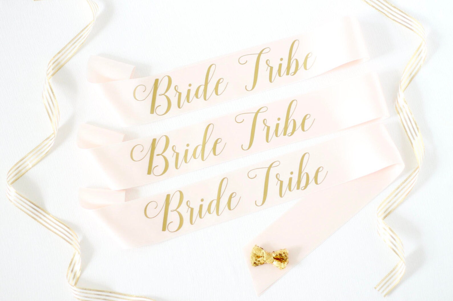 Bride Tribe Bachelorette Sashes in Font 3 Bachelorette Sash - Etsy