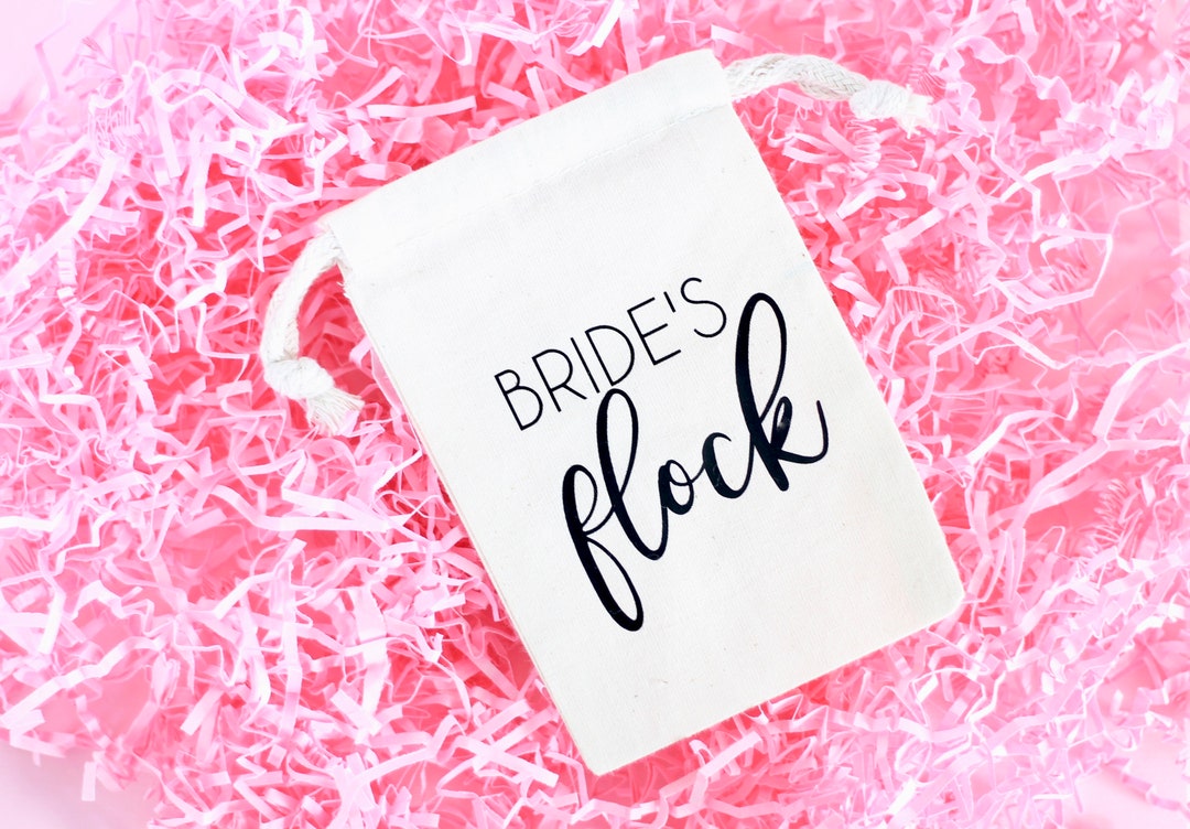 Bride's Flock Hangover Kit - Bachelorette Party Favor Bag - Flamingle ...