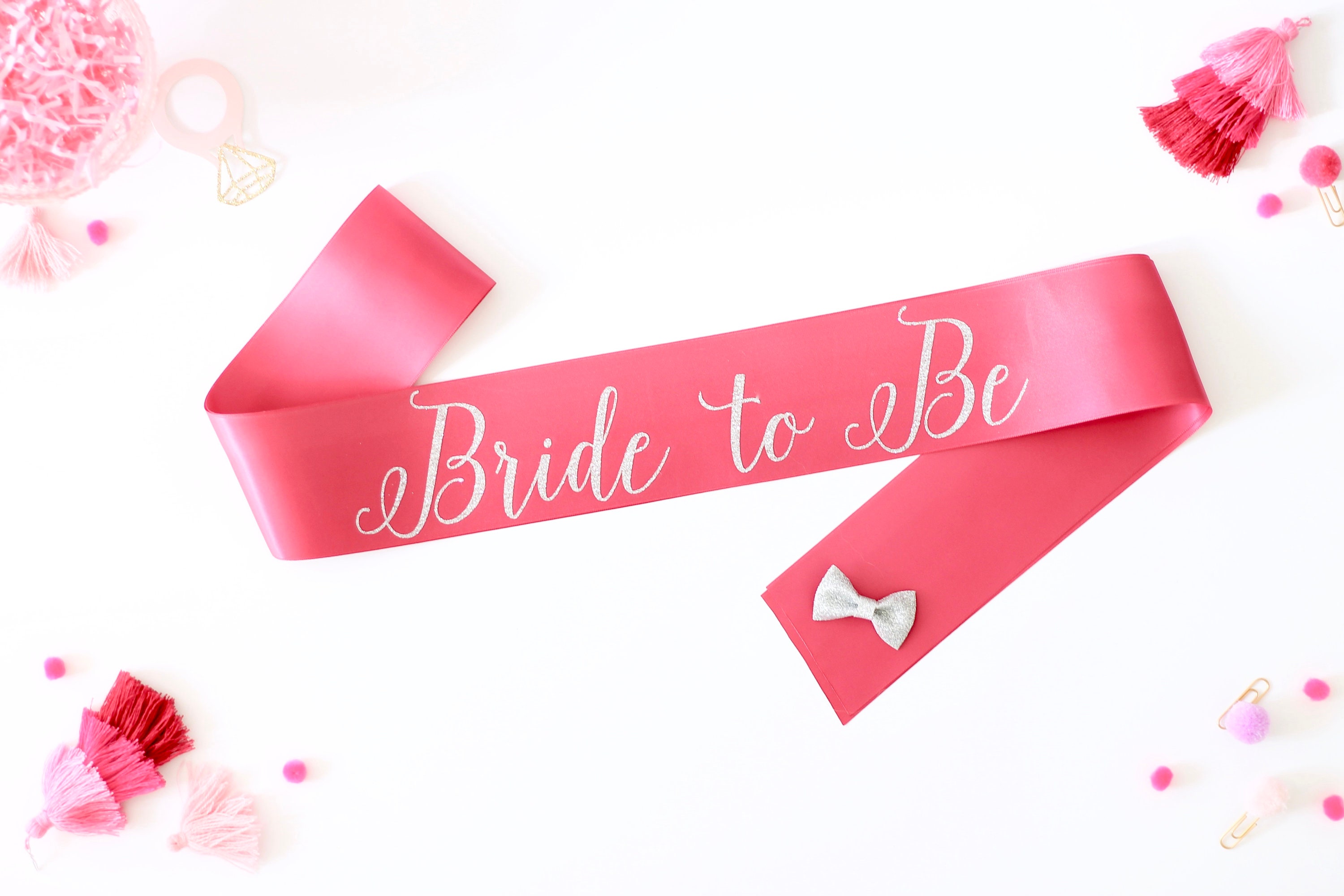 Bride to Be Bachelorette Sash in Font 6 Bachelorette Party | Etsy