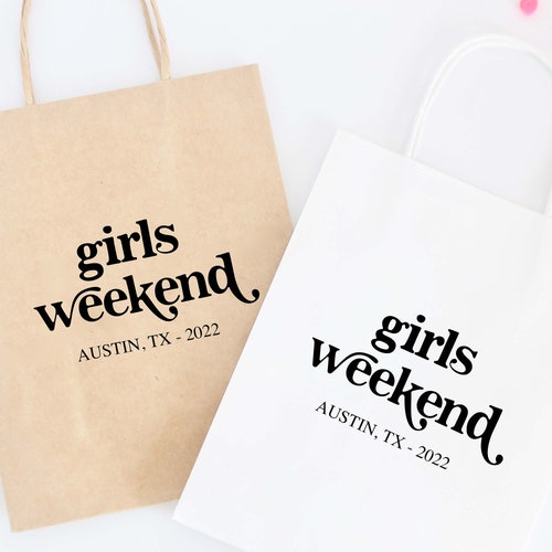 Girls Weekend Gift Bag / Girls Trip Bag / Girls Getaway / Gift - Etsy