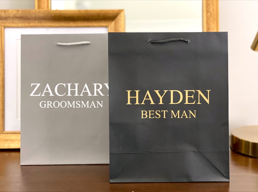 Personalized Gift Bag-custom Gift Bag-bridesmaid Gift - Etsy