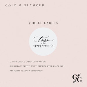 Wedding Petal Toss Stickers - Petal Toss Bags- Wedding Exit Bags ...