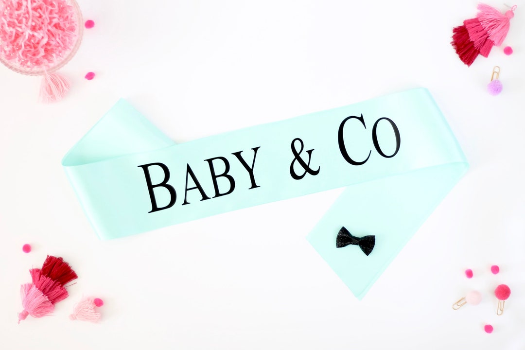 Baby & Co Sash - Mommy to Be Sash - Mommy to Be - New Mom Sash - Baby ...