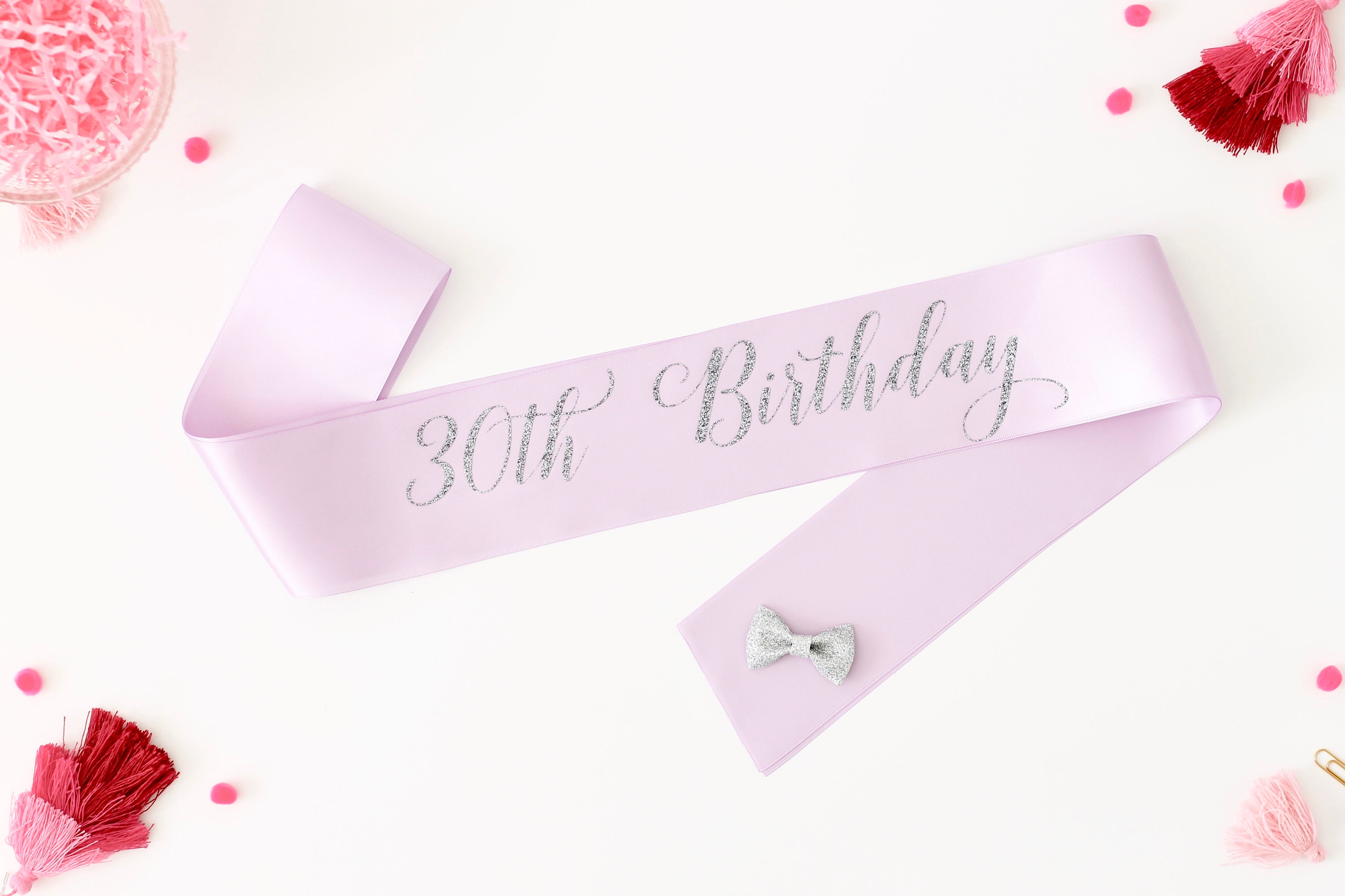 30th Birthday Sash 30 and Fabulous Birthday Sash Birthday | Etsy