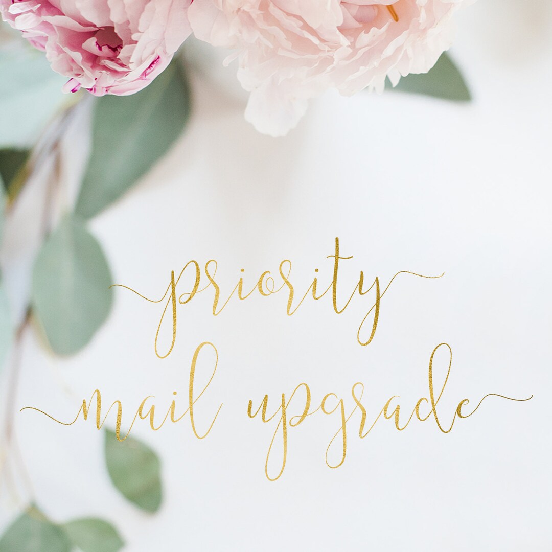 Priority Mail Upgrade - Etsy