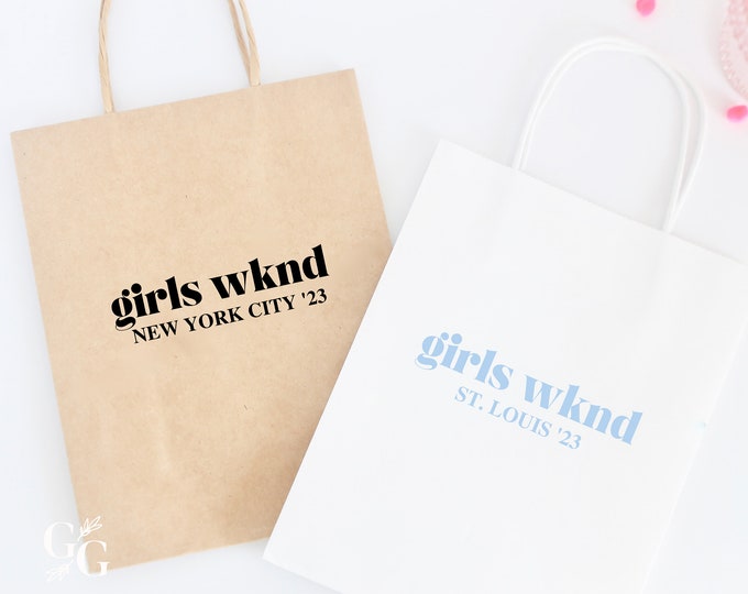 Girls Weekend Gift Bag / Girls Trip Bag / Girls Getaway / Gift Bag ...