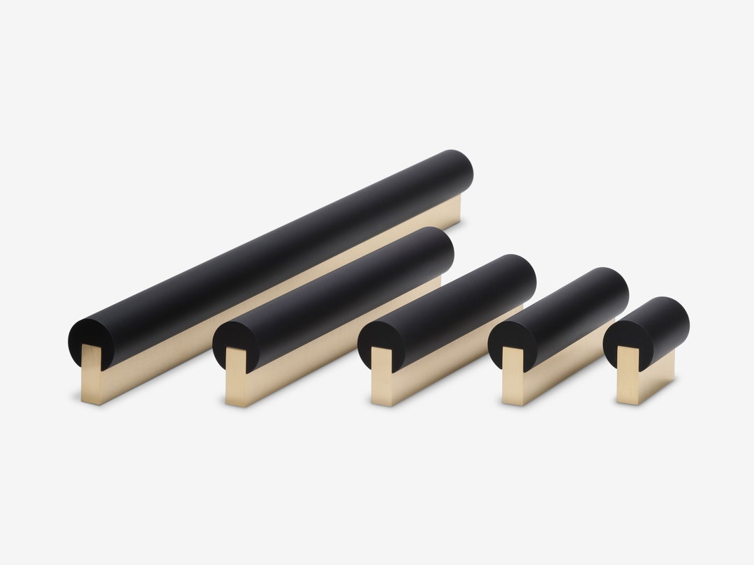 Cass / Pull / Black on Brass - Etsy