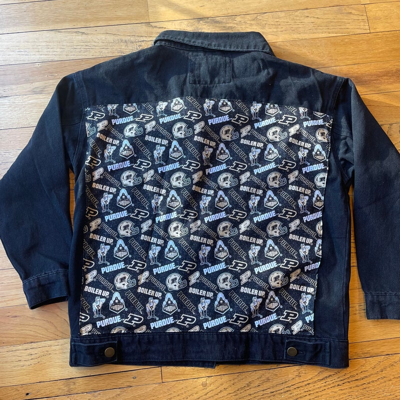 College Jean Jacket - Etsy