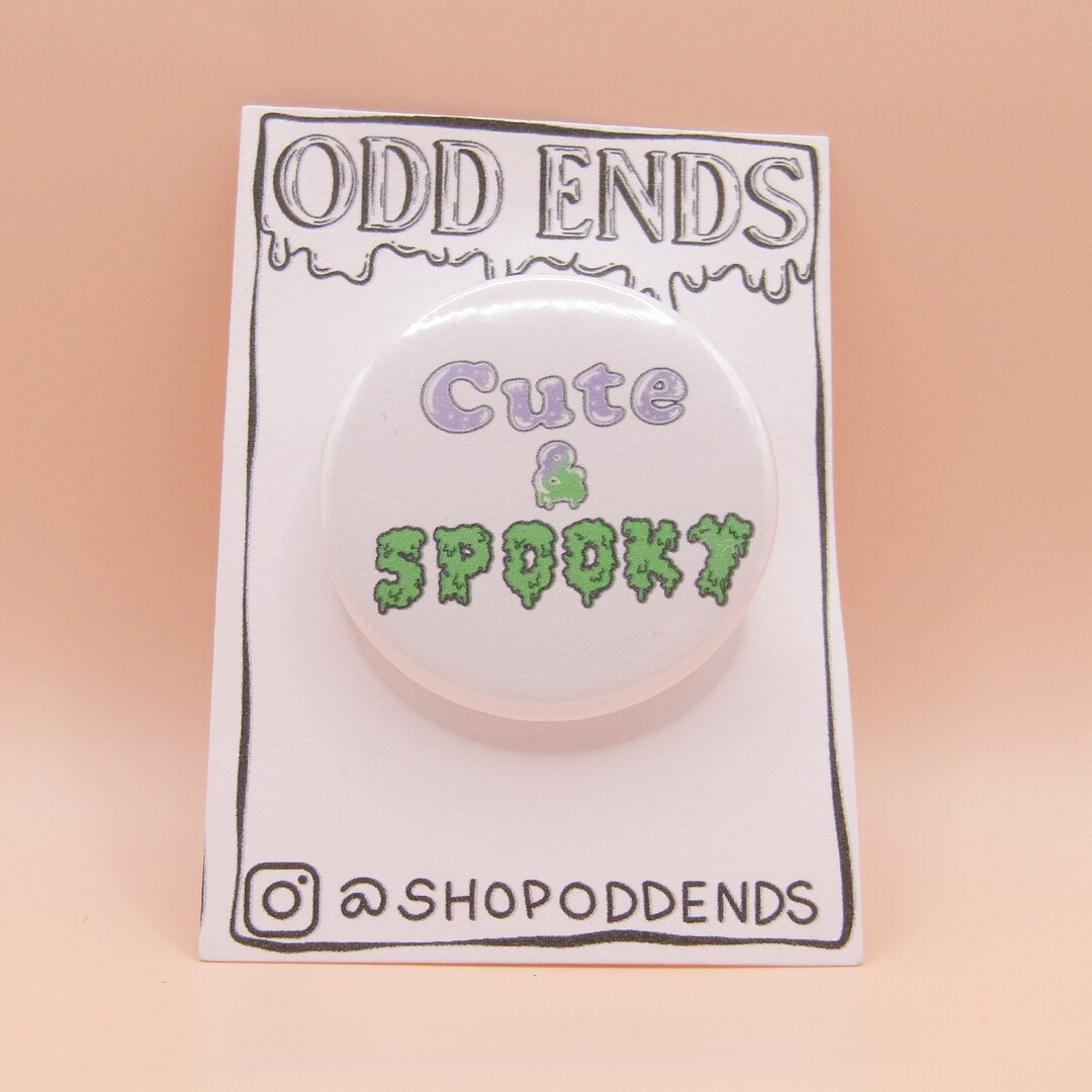 Cute & Spooky 2 Button - Etsy