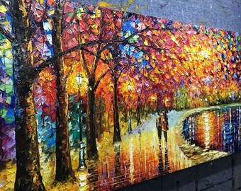 Hand Painted Canvas Wall Art | Etsy