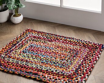 Braided Floor Mat - Etsy