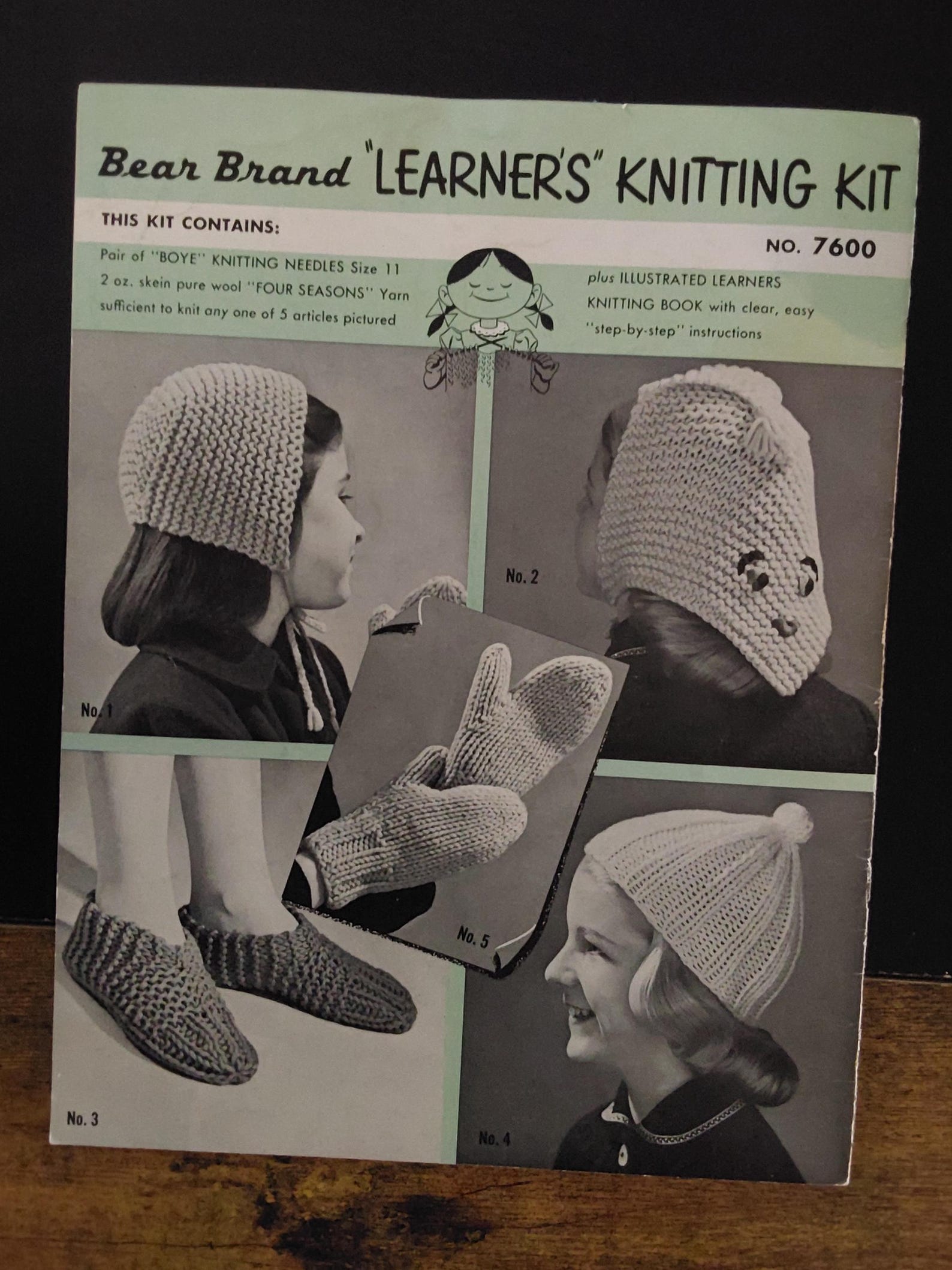 VINTAGE KNITTING BOOK the Fun Way to Learn Knitting, Vintage Knitting ...