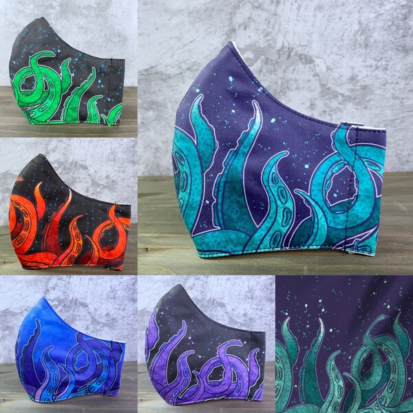 Octopus Mask - Etsy