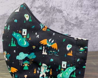 Cryptid Face Mask | Etsy