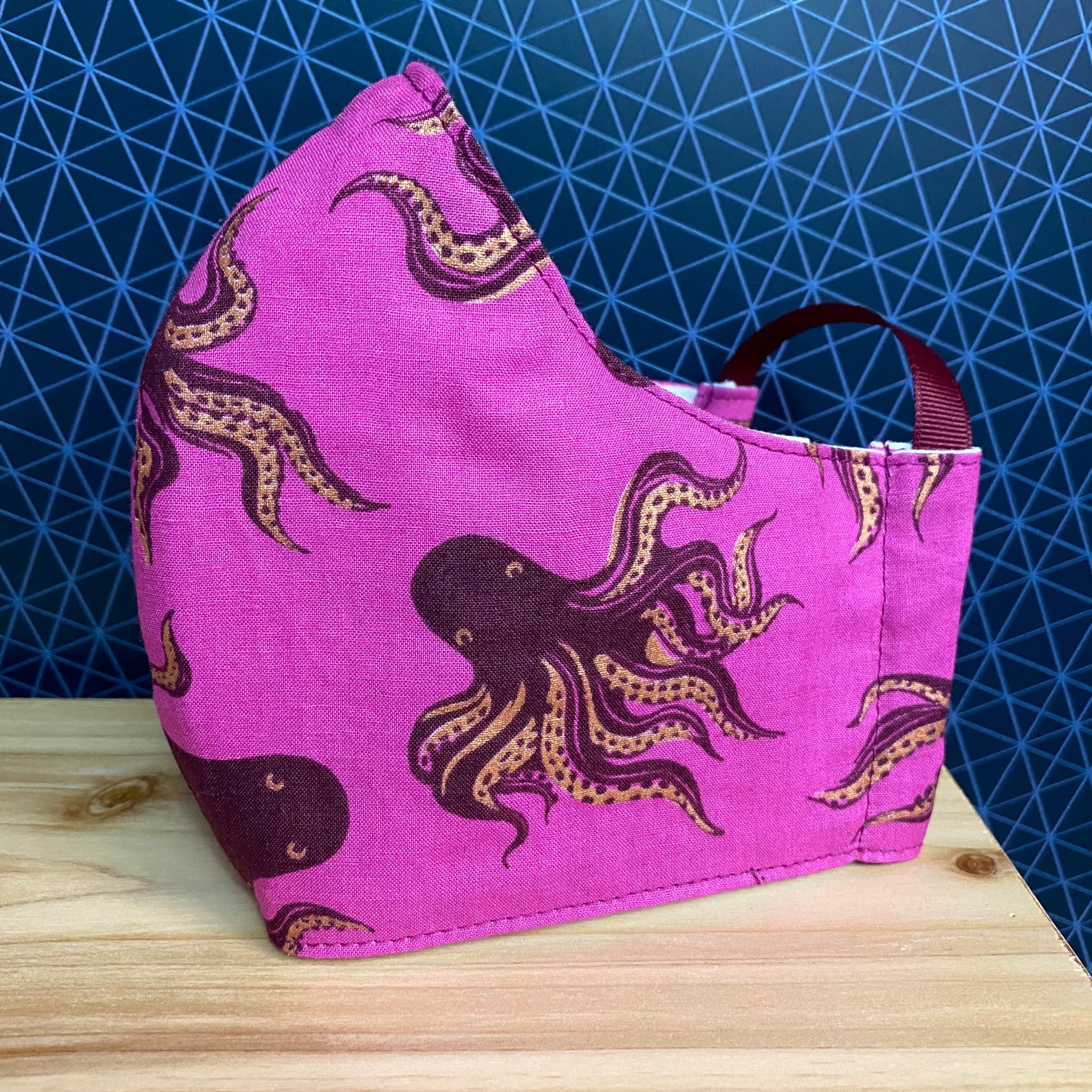 3-layer Octopus Reusable Washable Fabric Cotton Face Mask | Etsy