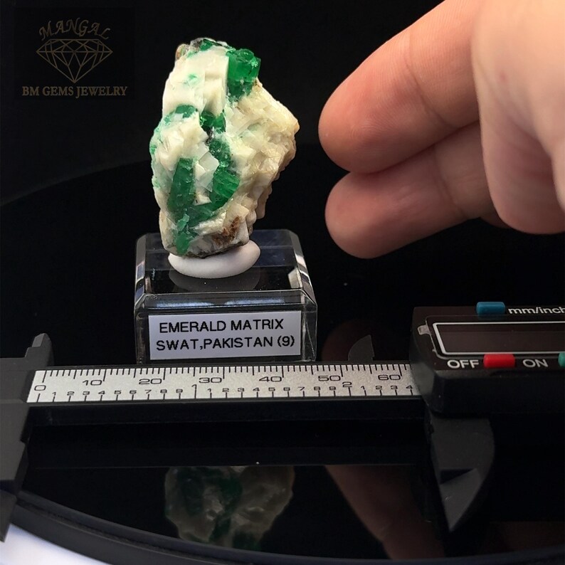 Raw Natural Emerald Specimen Mineral 52.1 Grams From Pakistan Swat Villages - Etsy