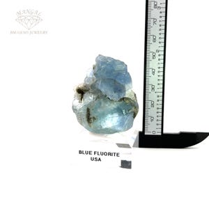 Rare Blue Fluorite Natural Mineral Stone 53.3 Grams From Usa - Etsy