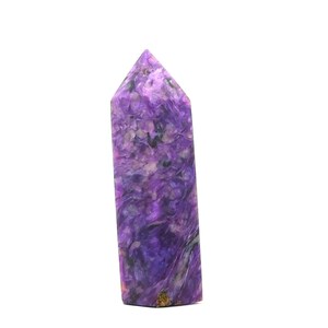 Natural Charoite Tower, Charoite is a Gemstone That is Said to Have ...