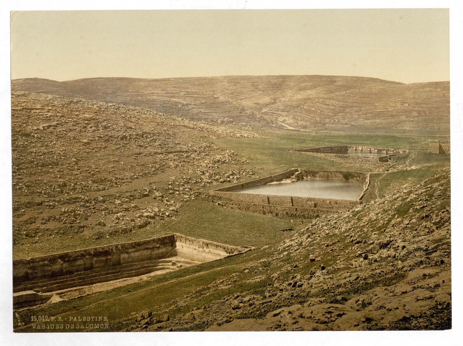 The Pools of Solomon, Bethlehem, Holy Land, (i.e., Nein, Israel)] 1890 ...