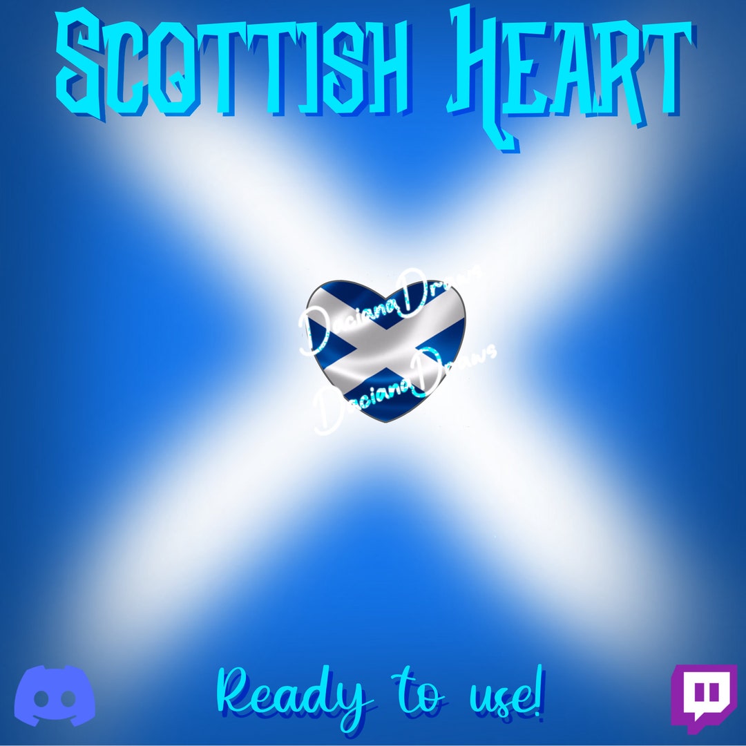 Scottish Heart Emote - Etsy