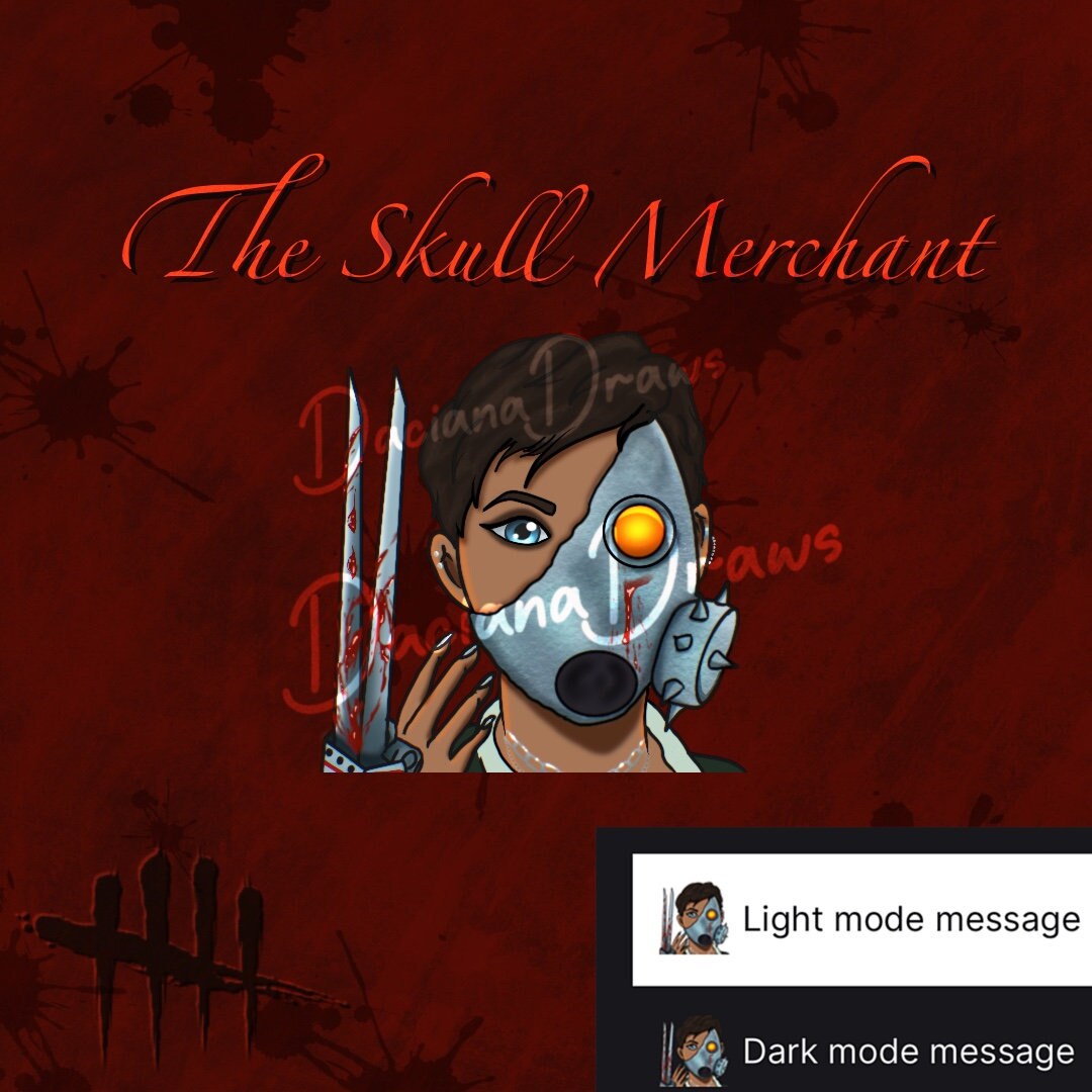 The Skull Merchant DBD Emote - Etsy