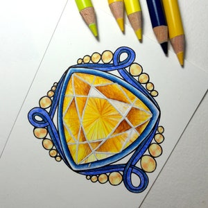 Faceted Master Class (video and Color Along) - Etsy