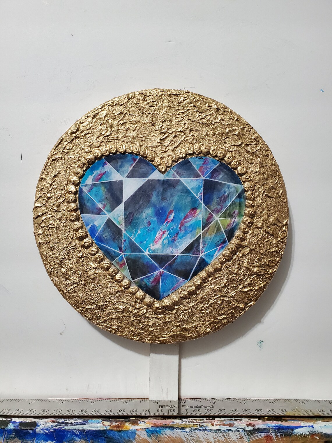 The Blue Heart - Love Token Series - Etsy