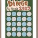 2025 Goal Setting Bingo Card Template Create Your Own Vision Board ...