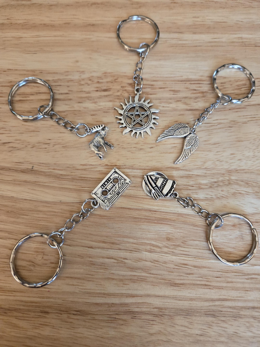 Supernatural Inspired Keychains - Etsy