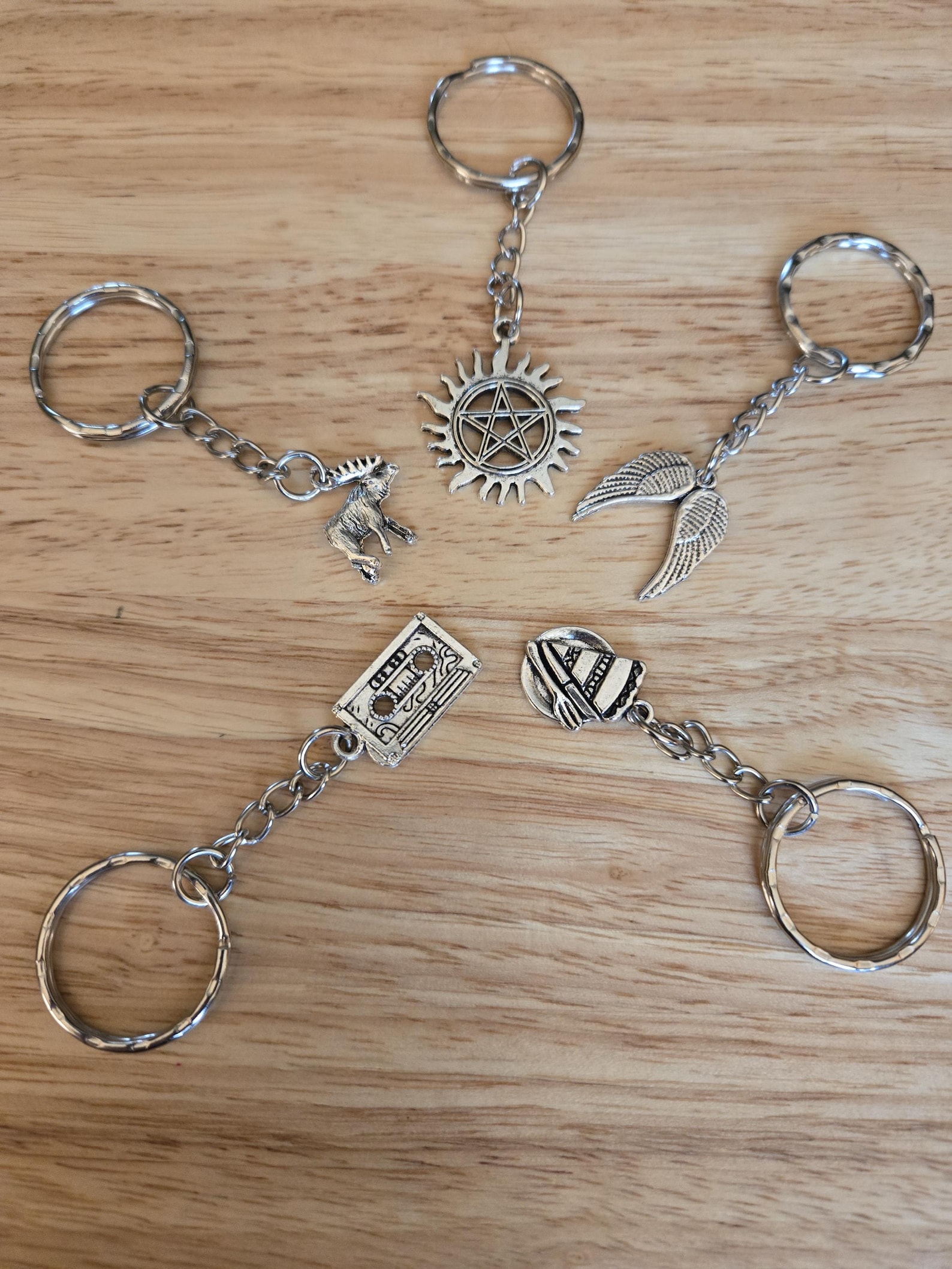Supernatural Inspired Keychains - Etsy