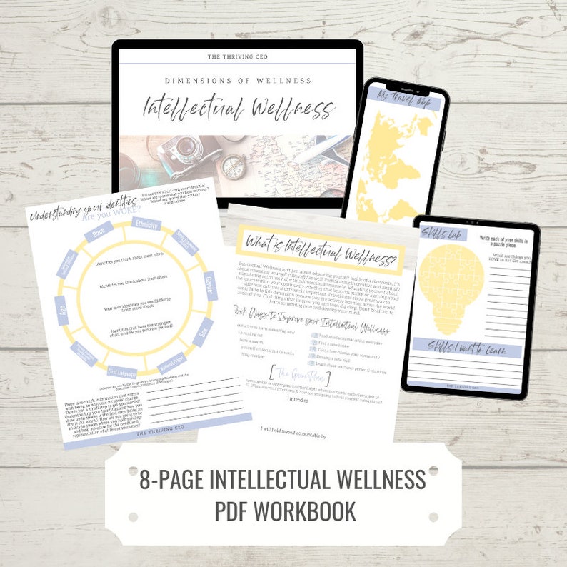 Intellectual Wellness Workbook - Etsy