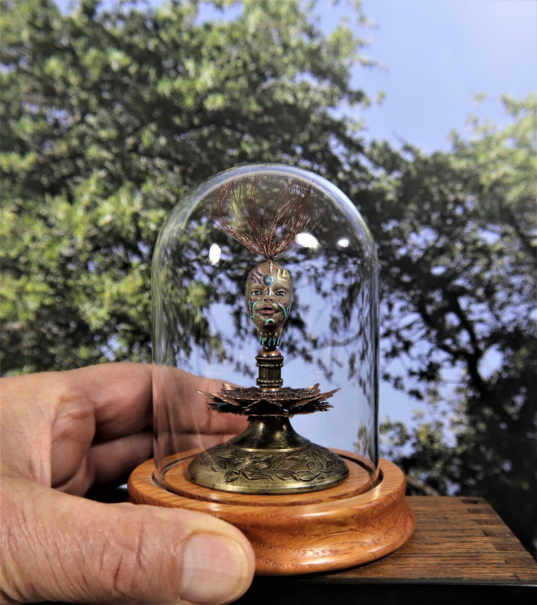 Fantasy Modern Art Sculpture, Assemblage Art Oddity, Mini Diorama ...
