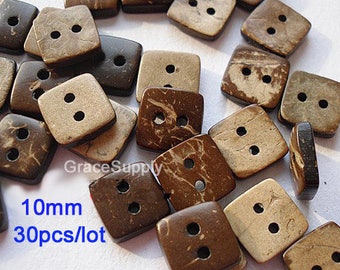 Square buttons | Etsy