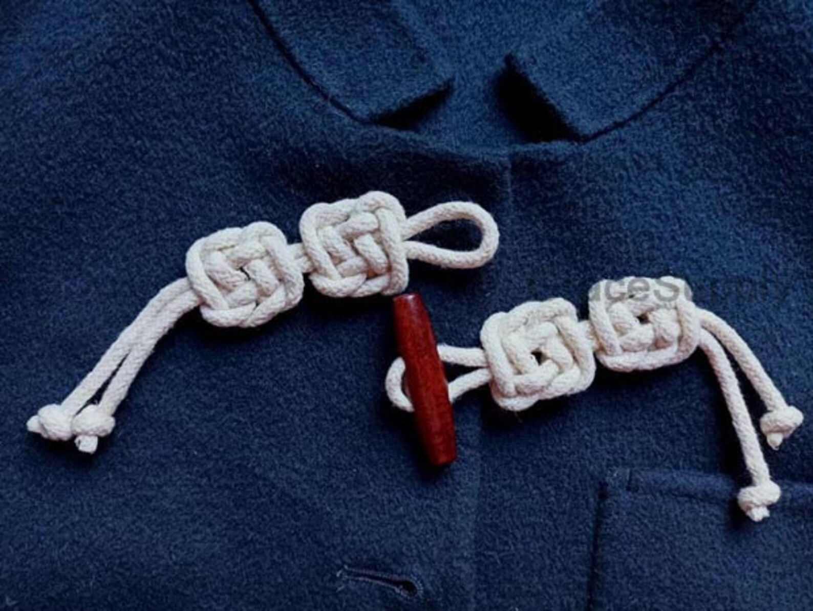 2 Pairs of Duffle Wooden Toggle Button,toggle Closures for Overcoat ...