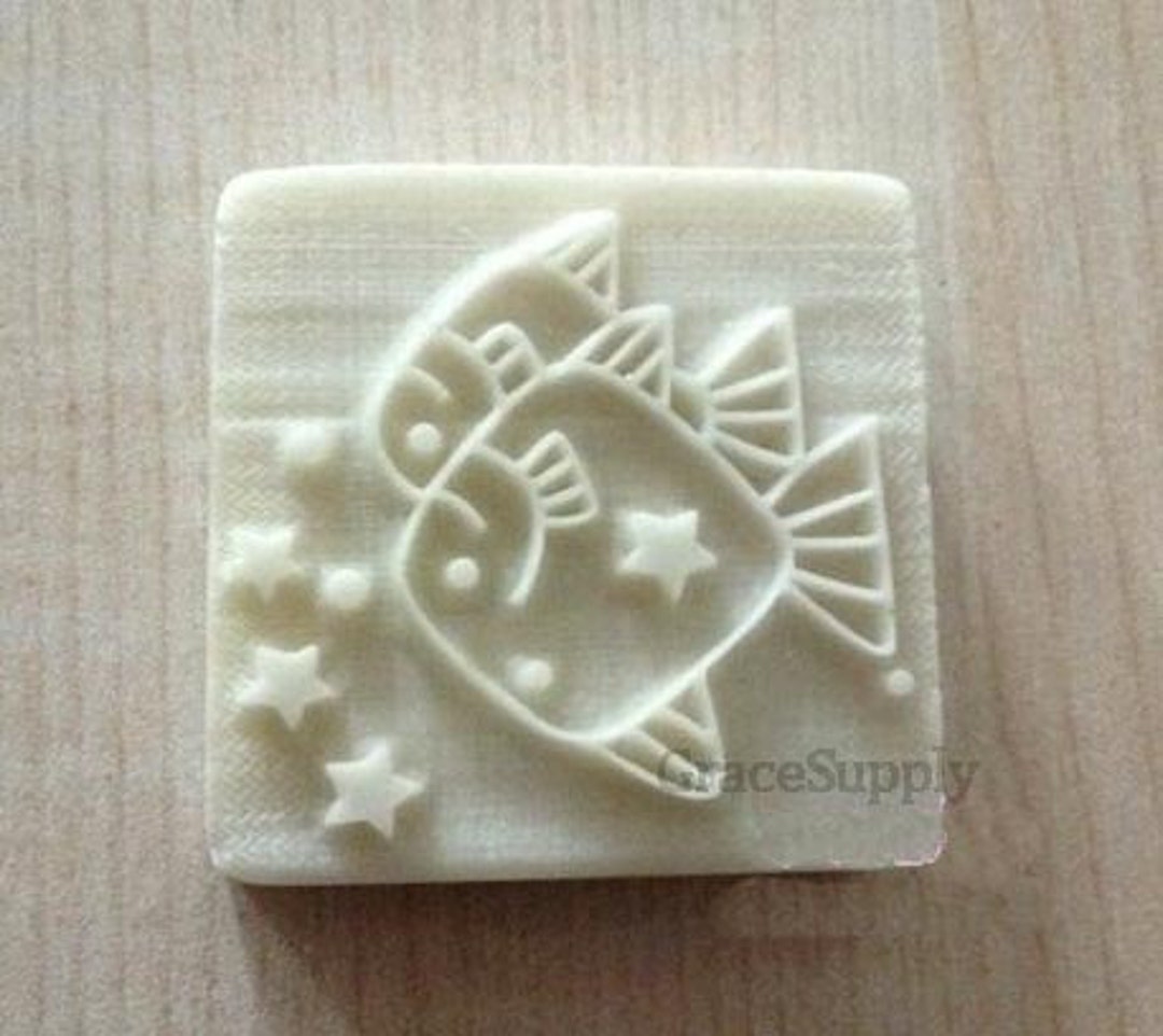 Pisces Soap Stamp Fishes Soap Mold Seal DIY Handmade Soap - Etsy
