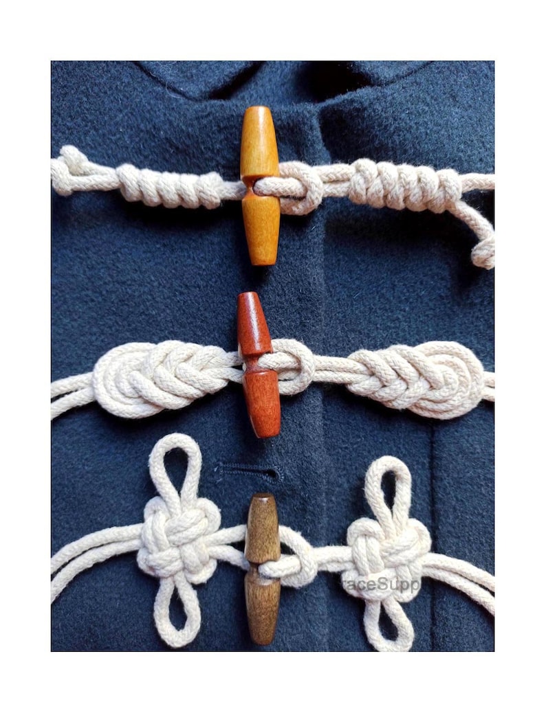 2 Pairs of Duffle Coat Toggle Button,toggle Closures for Cape Coat ...