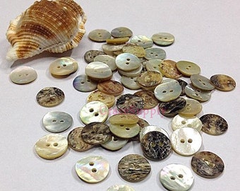Abalone Shell Button | Etsy