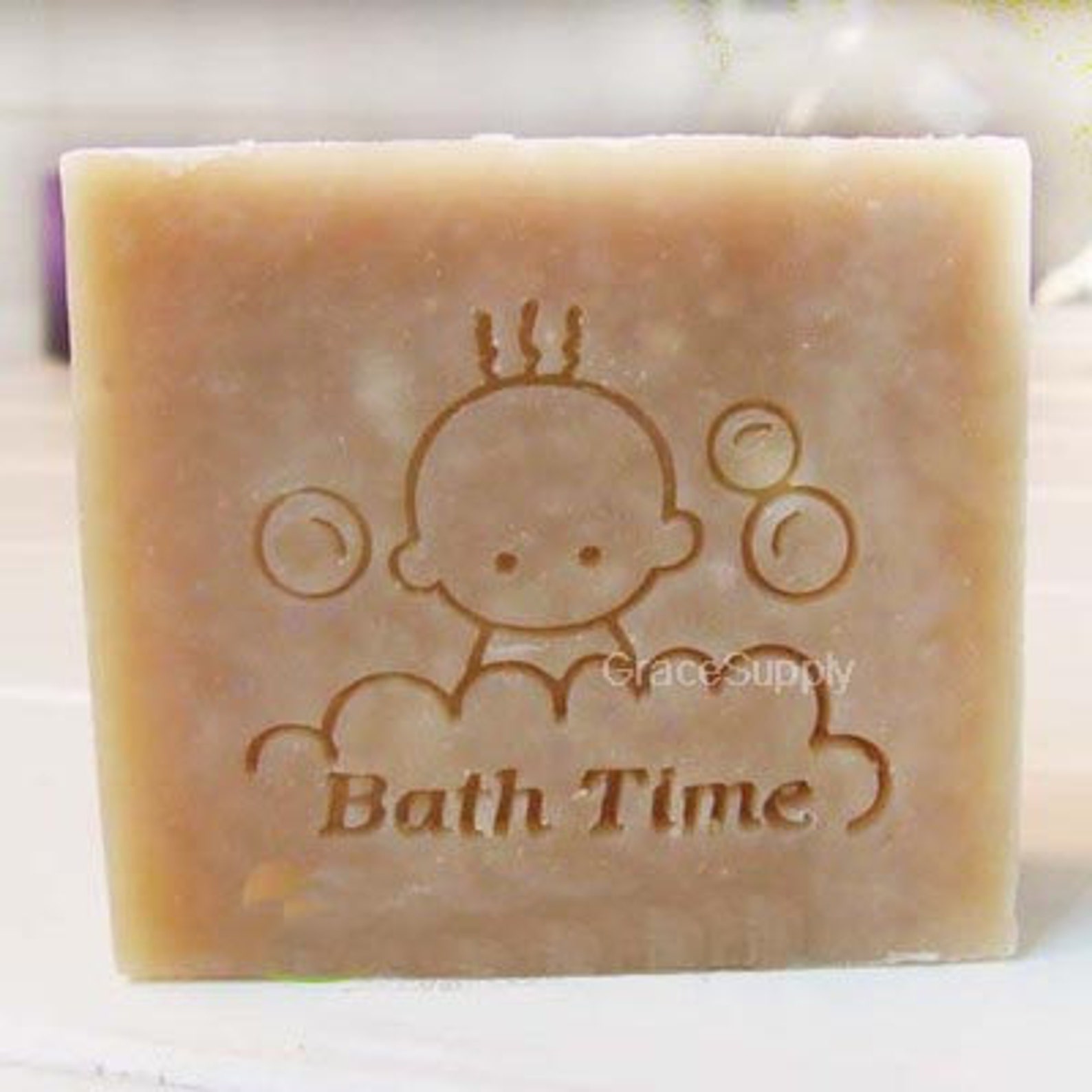 Baby Bath Time Soap Stamp Fishes Soap Mold Seal DIY Handmade - Etsy