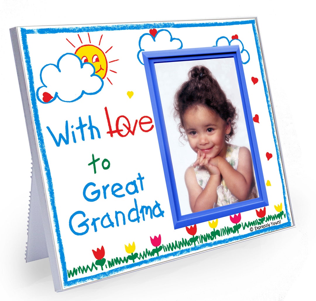 Great Grandma Gift | With Love to Great Grandma Picture Frame Gift - Etsy