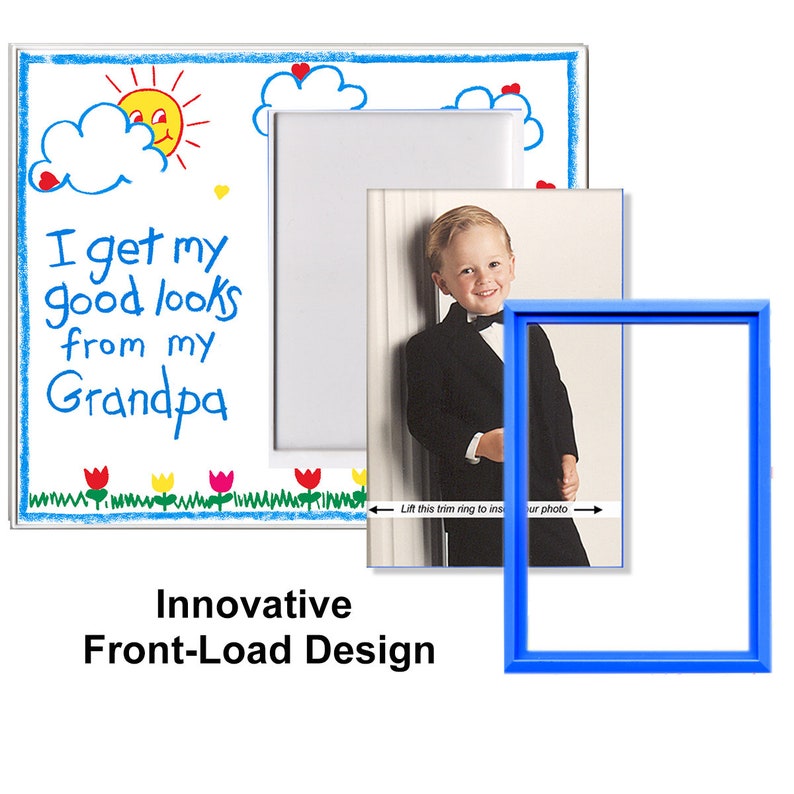 Grandpa Gift Picture Frame, New Grandparent Gift, I Get My Good Looks ...